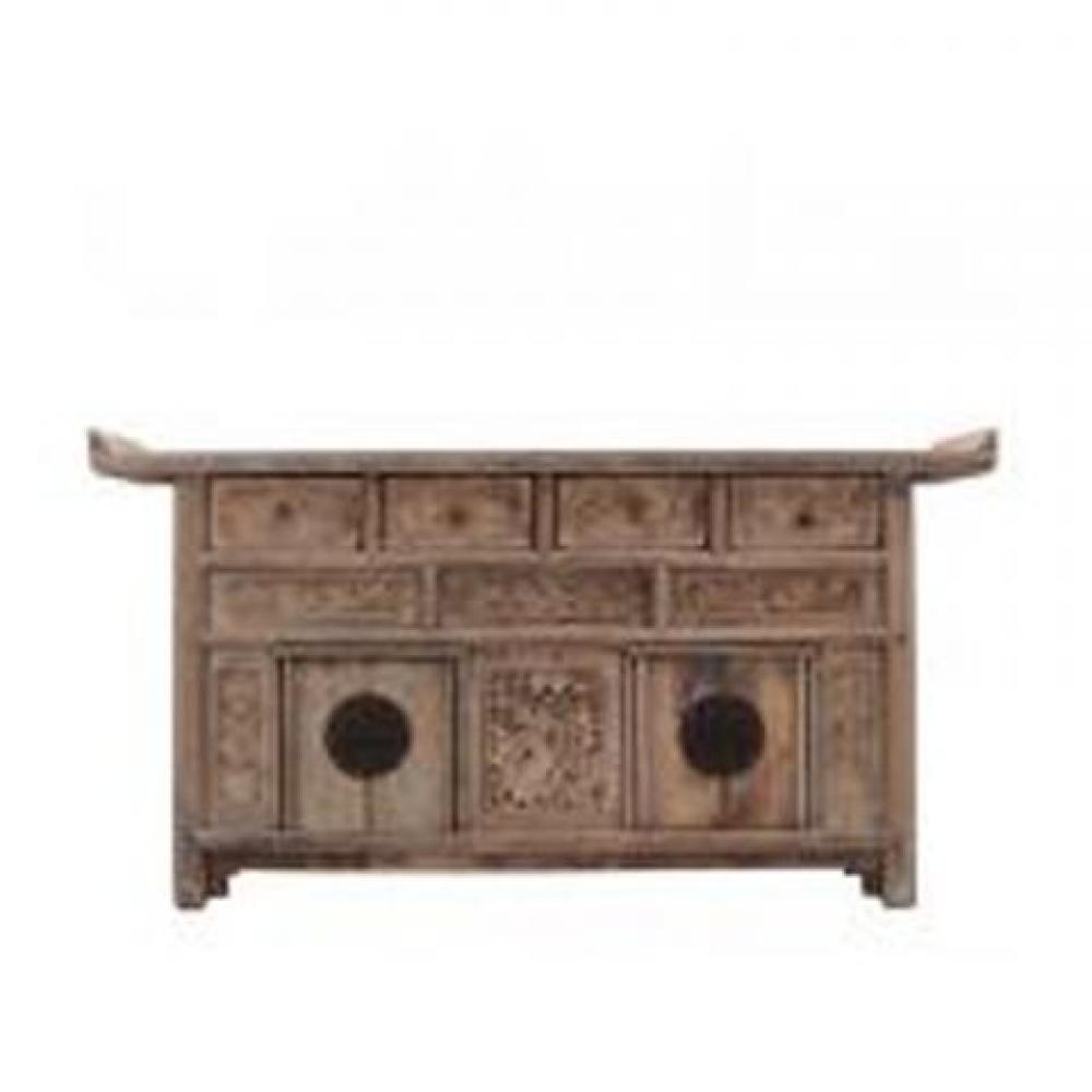 Imperial Lotus Chest: Oriental Chest Mahogany Intricate Carvings