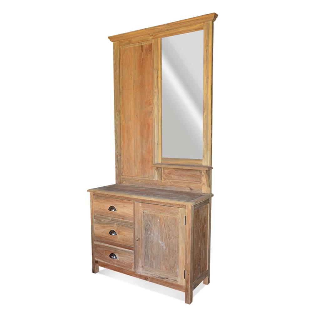 HALL STAND RECLAIMED TEAK WOOD